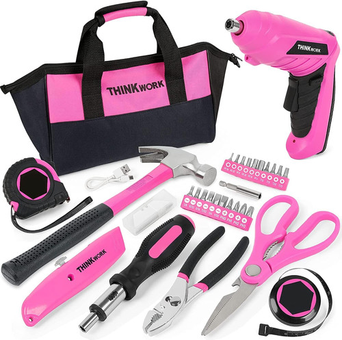 41 Piece Pink Tool Set TW6063 | Thinkwork