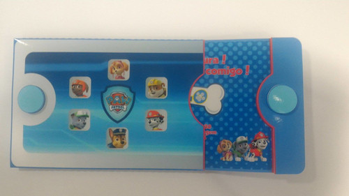 Set of 10 Invite Tablet Paw Patrol | partoon