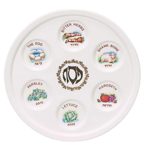 NOSTALGIC SEDER PLATE | CBS-CS