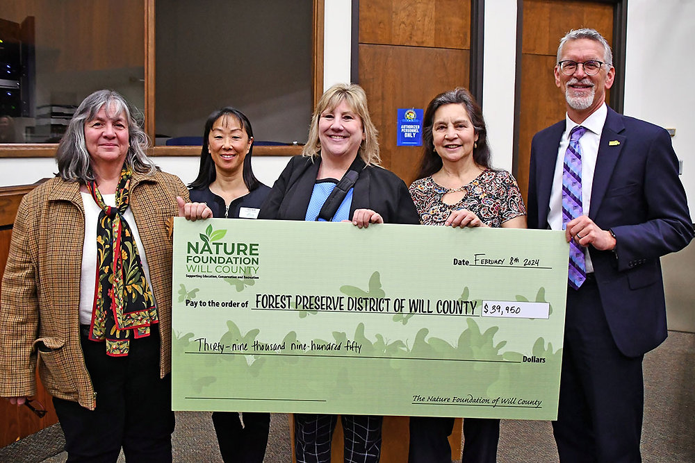 Foundation donates nearly $40,000 to Forest Preserve