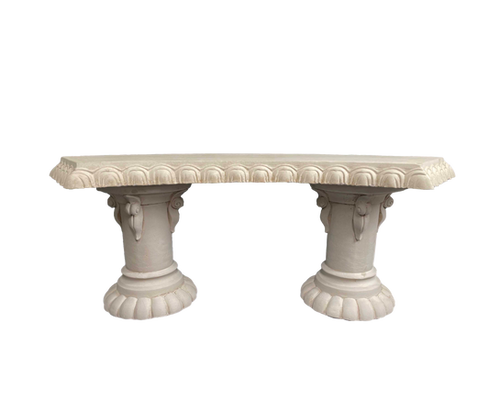 Fluted Bench Seat - Curved | Creative Castings