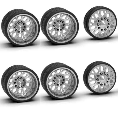 1:1:16 26” Nitro Diamond Semi Duallys On Low Profile Tires (2 Front/4 ...