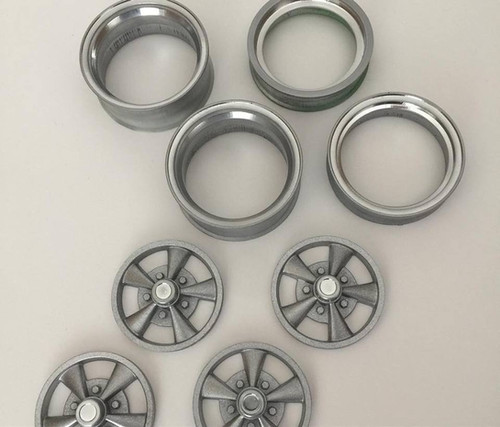 1:8 Crager style staggered wheel set | 3DScaleParts
