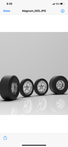 1:24 Weld “Magnum”Dragster Wheels with Thick and Thin Tires1:14 ...