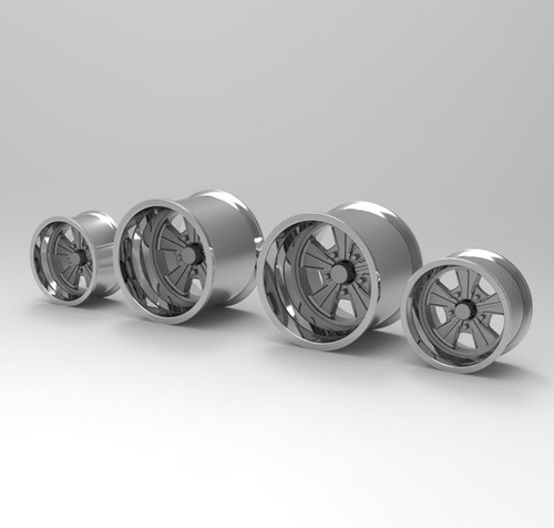 1:18 “Radir” wheels for Muscle Machine Cars | 3DScaleParts