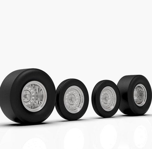 1:64 15” Old school Centerline Pro Stock wheels and Tires | 3DScaleParts
