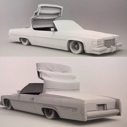 1:25 Impala Convertible Half-uptop | 3DScaleParts