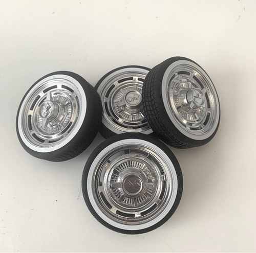 1:24 21” 59 Impala hubcap style wheels | 3DScaleParts