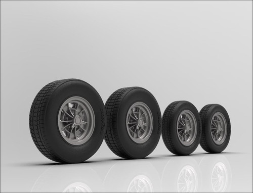 1:10 Halibrand Studebaker wheels. Big and little | 3DScaleParts