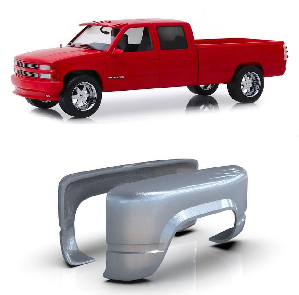1:18 Rear Dually Fenders for Chevy obs | 3DScaleParts