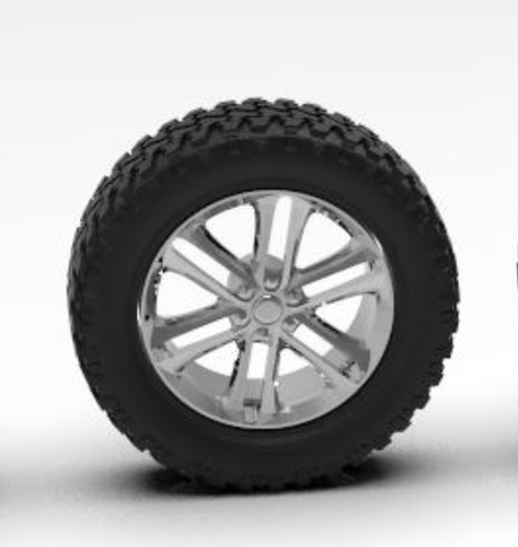 1:64 Ford limited 22" wheels on 33” Tires | 3DScaleParts