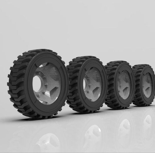 1:25 Demolition Derby wheels and tires | 3DScaleParts