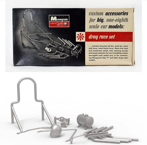 1:18 Big Drag parts pack replacement set | 3DScaleParts