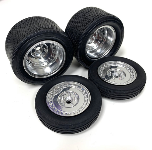 1:10 Centerline Front Wheels with Tires + Rear Wheels Without Tires ...
