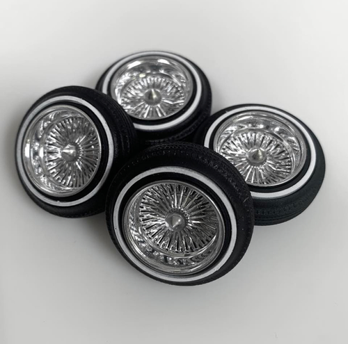 1:18 Deep Dish Daytons with Bullet knock offs | 3DScaleParts