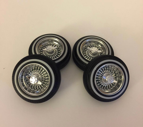 1:18 Twisted Wire Wheels with zenith knock offs | 3DScaleParts