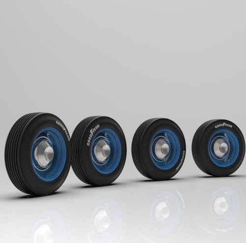 1:25 15” Copo Camaro Wheels Caps and Tires (Raw/Unpainted) | 3DScaleParts