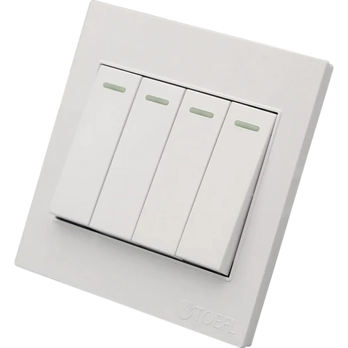 4-Gang Switch – Smart Multi-Zone Control
