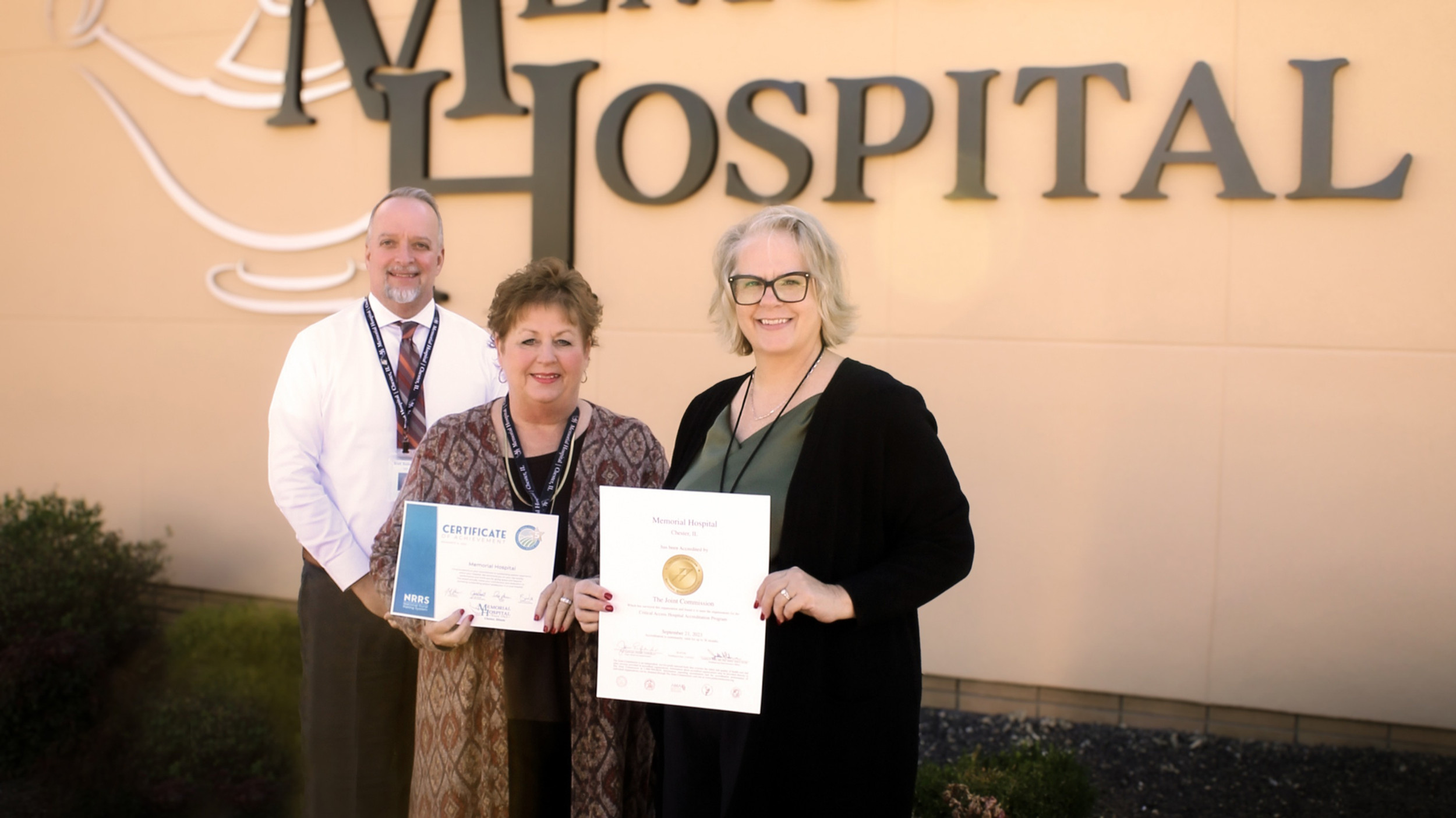Memorial Hospital Earns 5-Star Rating and Reaccreditation
