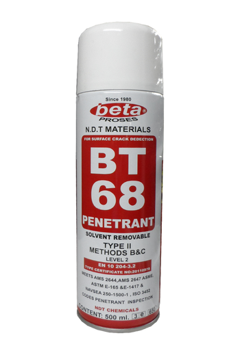 Penetrant Sprey BT-68 BETA | Tekstilmalzeme
