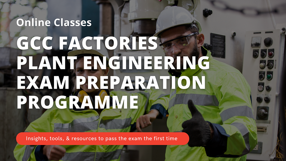 If I were preparing for the GCC Factories Plant Engineering Exam in ...