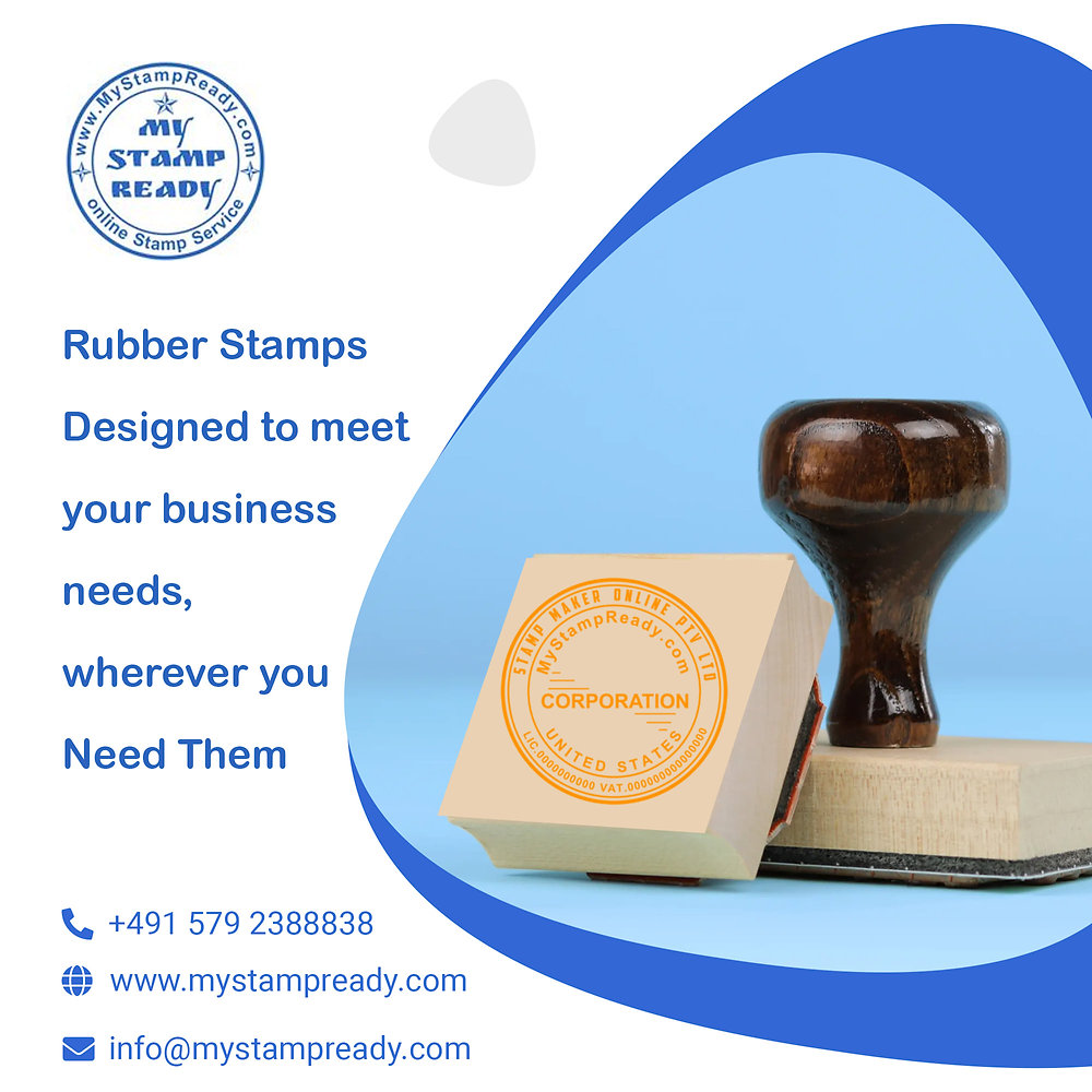 Design And Create Customized Business Stamp With Your Logo