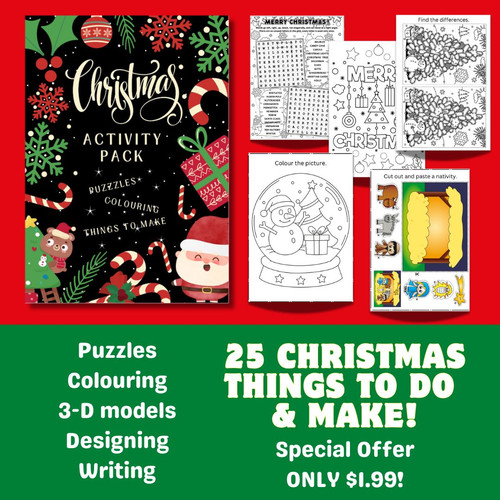 Christmas Activity Pack Printable_pdf | Frances Mackay