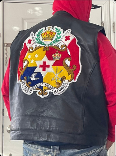 *CHENILLE EMBROIDERED* TONGA COAT OF ARMS PATCHES 16X16 | tokodesigns