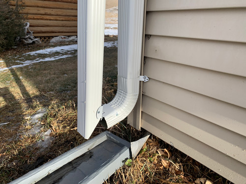Downspout Hinge for 2"X3" downspout | Dovetail Raingutter