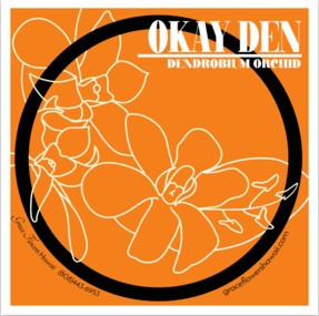 Okay Den sticker | graceflowershawaii