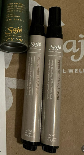 Saje四分鐘奇跡緩解頭痛精油筆peppermint halo wand 12ml | 花然茶語 Teaara
