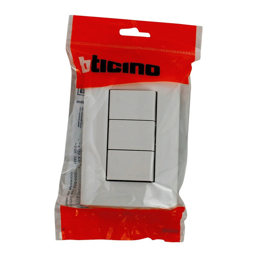 Interruptor Bticino Triple | Ferretería Eléctrica
