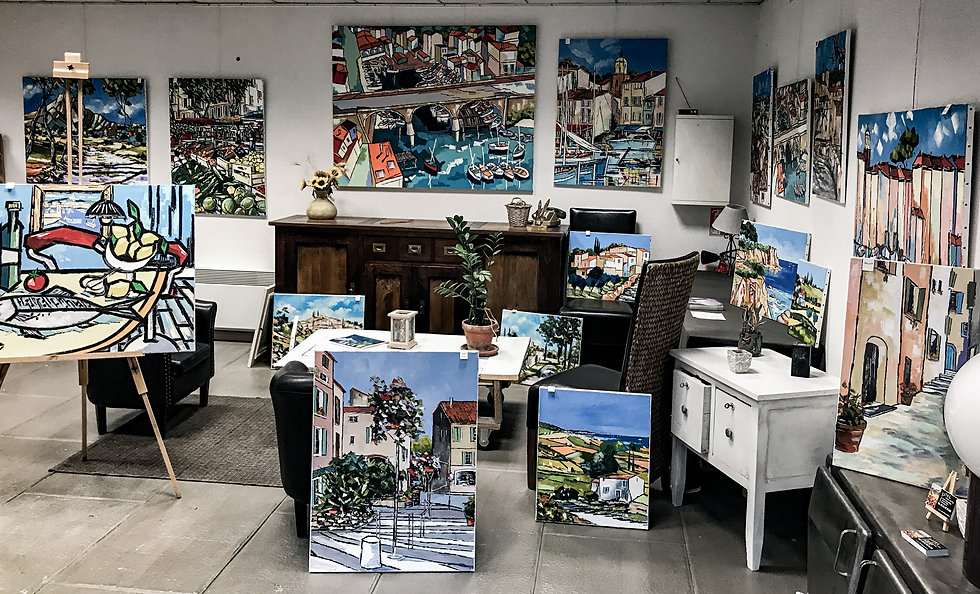 JIEL ARTISTE PEINTRE | France Seillans VAR PACA | L'Atelier De Jiel