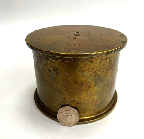 WW1 trench art Howitzer shell case box