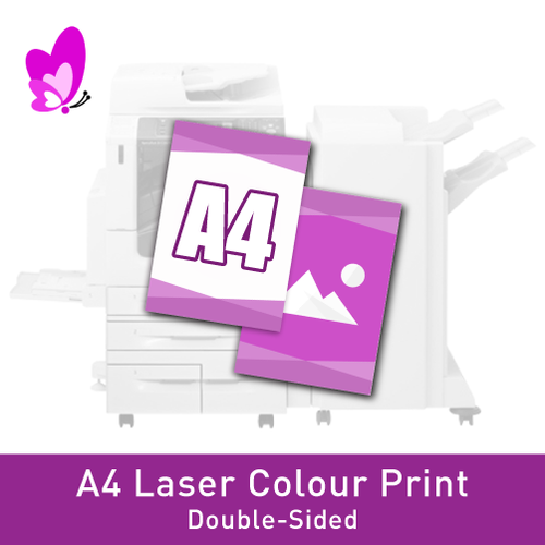 Digital Laser Colour Print - A4 D/S