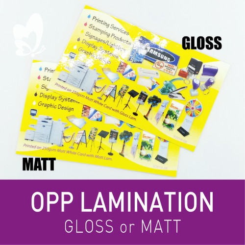 Finishing - OPP Lamination