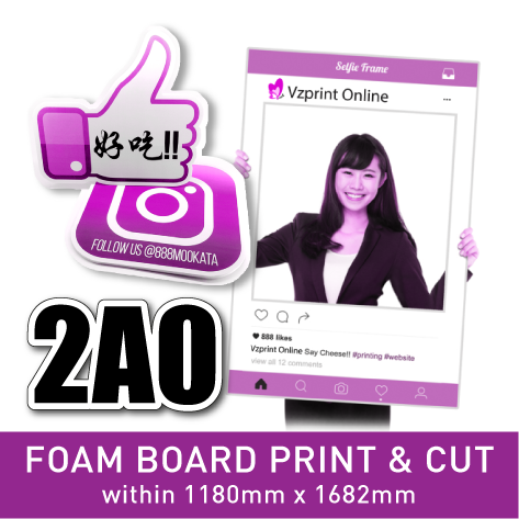 Foam Board Print & Cut - 2A0 (SS) | vzprint (online)