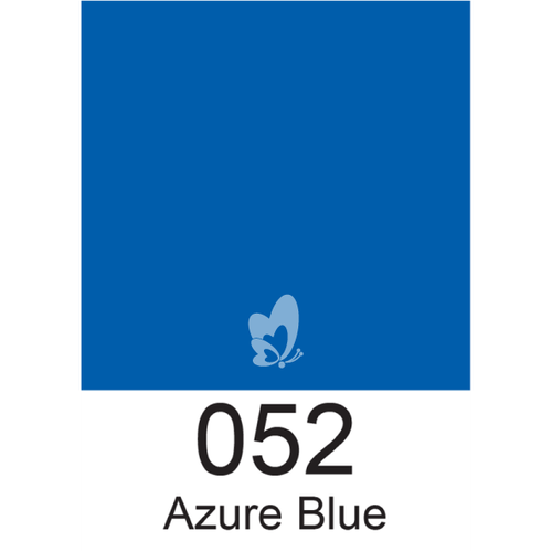 VINYL STICKER KISS-CUT & PEEL - AZURE BLUE 052 | vzprint (online)