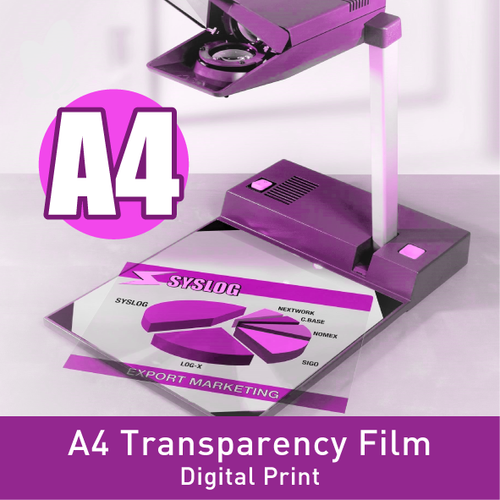 Transparency Film Print - A4 | vzprint (online)
