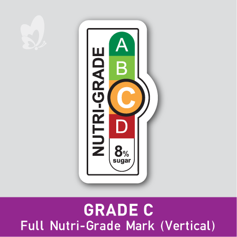 NUTRI-GRADE MARK LABELS - VERTICAL FULL (GRADE C) | vzprint (online)