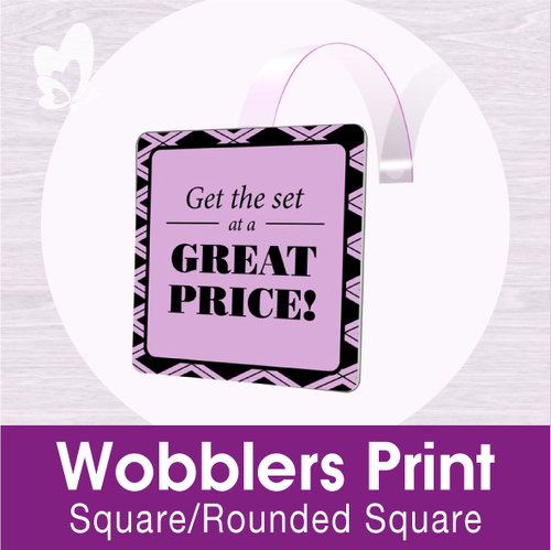 WOBBLERS PRINT - SQUARE/ROUNDED SQUARE | vzprint (online)