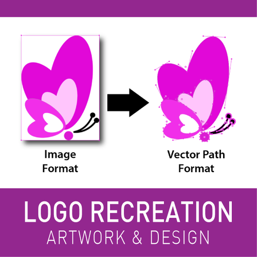 Recreation of Logo (Quote by designer) | vzprint (online)