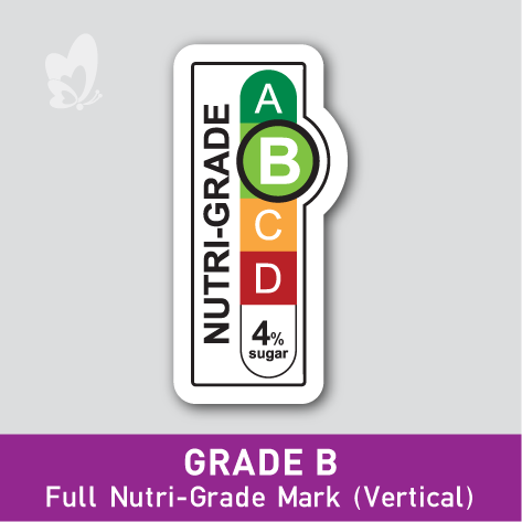 NUTRI-GRADE MARK LABELS - VERTICAL FULL (GRADE B) | vzprint (online)