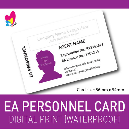 Employment Agency Card Printing (EA) 86x54mm | vzprint (online)