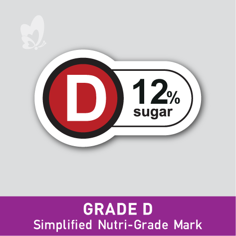NUTRI-GRADE MARK LABELS - SIMPLIFIED (GRADE D) | vzprint (online)