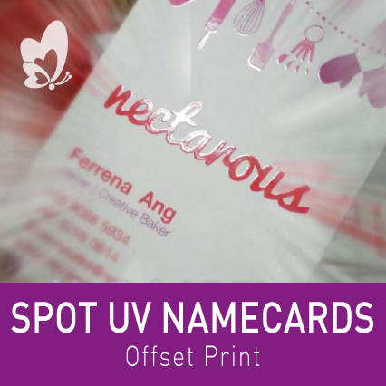 SPOT UV Name Cards (Offset Print) | vzprint (online)