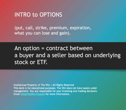 The Win - Intro to options | The Win