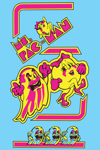 Ms. Pac-man Arcade Poster | Nerd Herd Printing