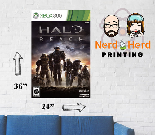 Halo Reach Cover | Nerd Herd Printing