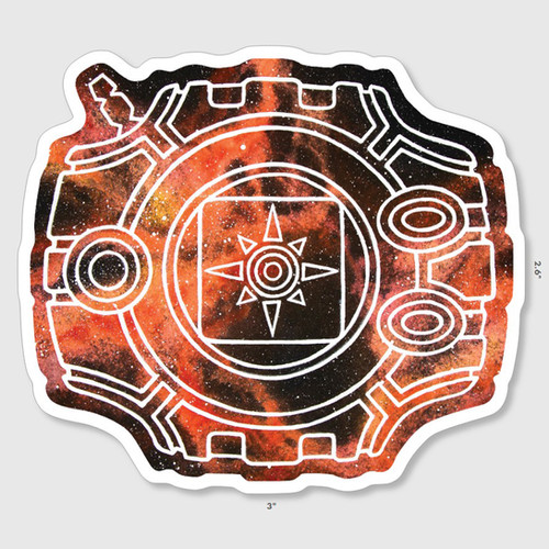 Crest of Courage Sticker | nsomniaksdream